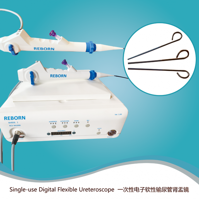 Medical Pebax Ureter Digital Flexible Ureteroscope For Urology Endourology